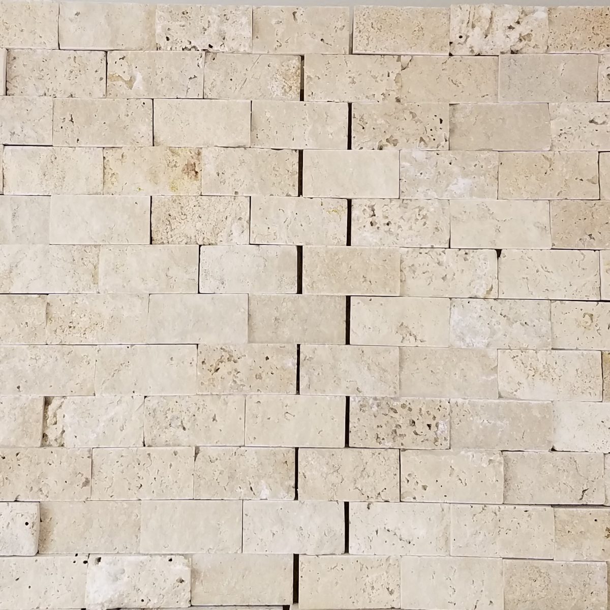 Split Face Ivory Travertine Mosaics | Travertine and Marble – Tiles and ...