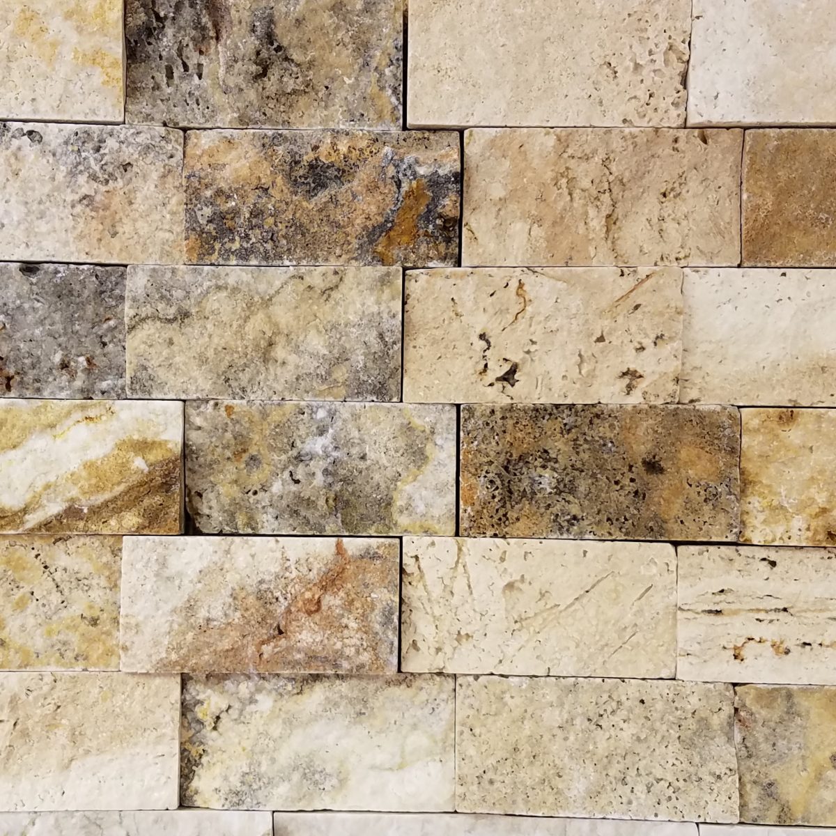 Split Face ScabosTravertine Mosaics | Travertine and Marble – Tiles and ...