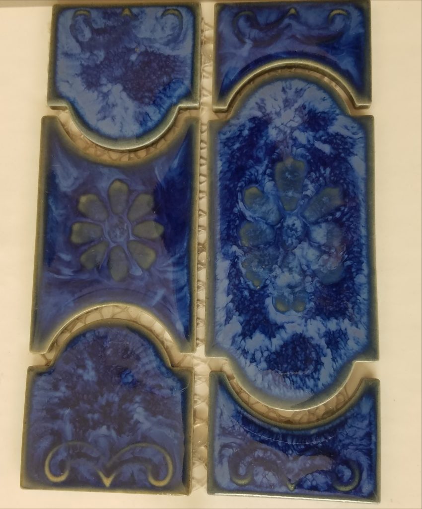 Botanical lake blue Porcelain Pool Tile 110 – Travertine and Marble ...
