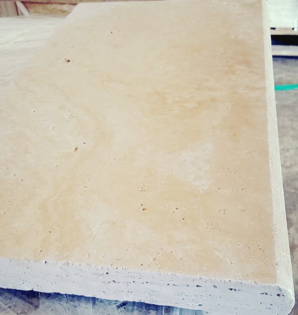 Ivory Travertine Pool Copings | Travertine and Marble – Tiles and ...