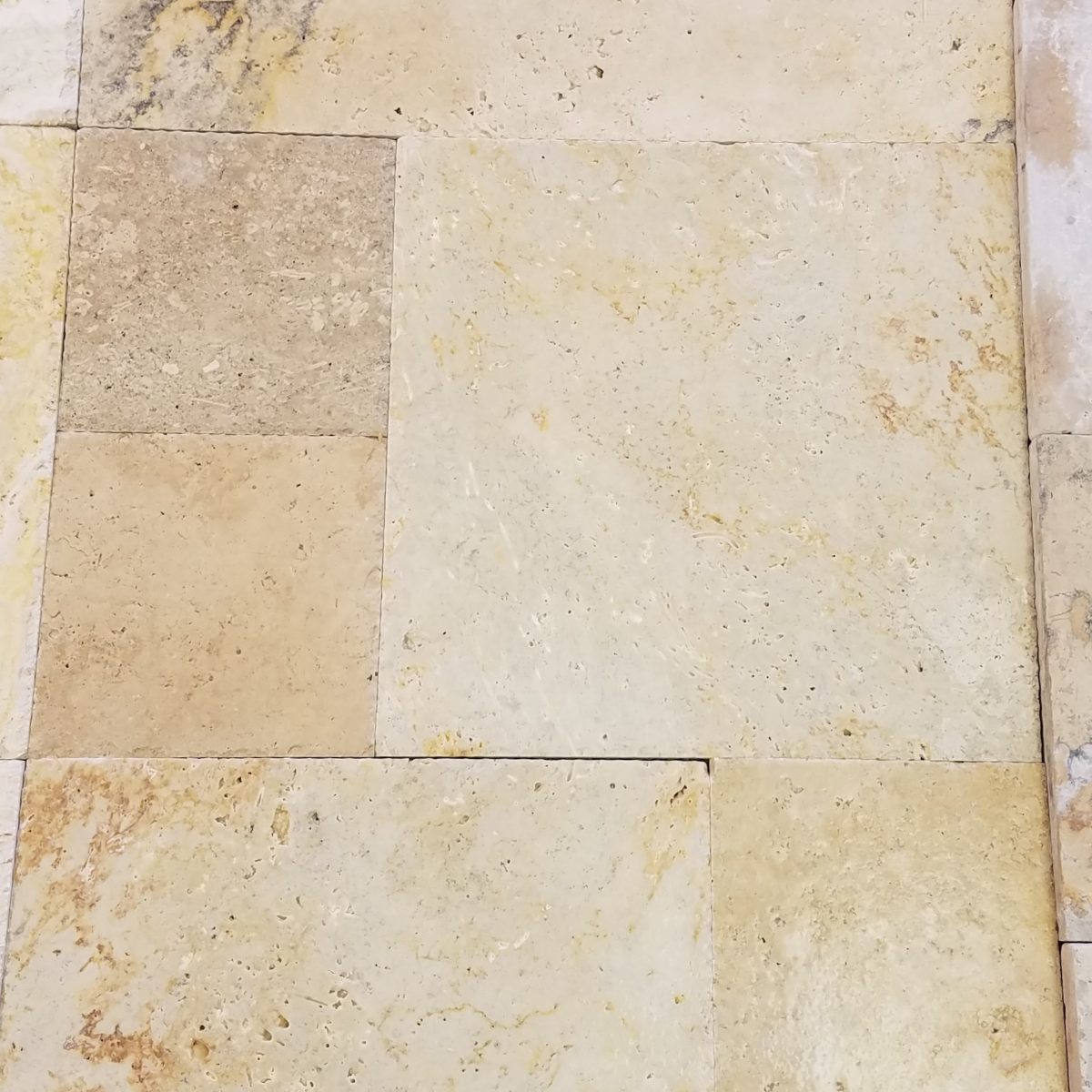 French Pattern Country Classic Chiseled and Brushed Tile | Travertine ...