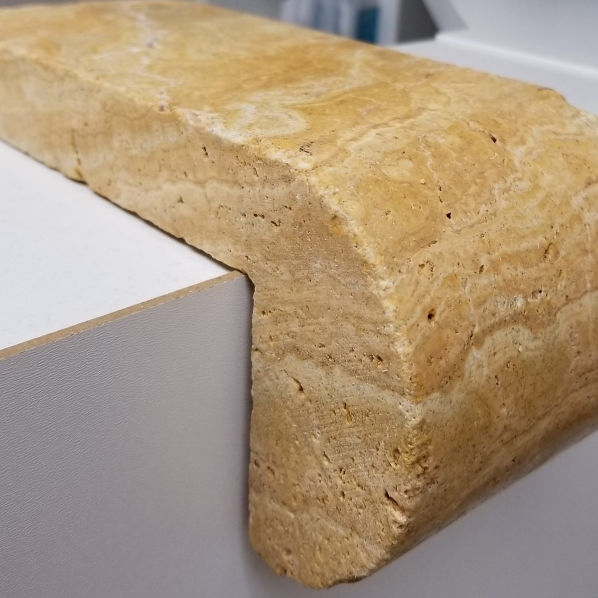 Gold Remodel Travertine Coping | Travertine and Marble – Tiles and ...